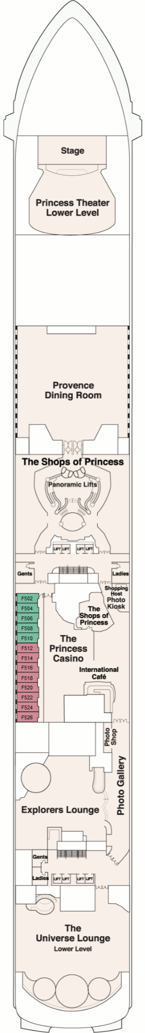 Coral Princess Cruise Ship, 2021, 2022 and 2023 Coral Princess ...